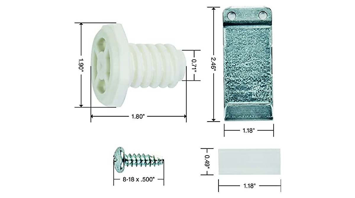Genuine Whirlpool W10869845 Stack Kit - Save Space!