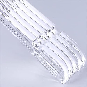 GAMVDOUT Acrylic Hangers with Gold Hook Clear Clothing Standard Hangers