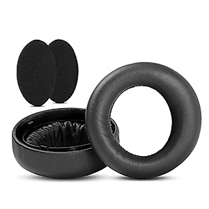 YunYiYi PS5 Replacement Earpads Compatible with Sony Playstation 5 Pulse 3D PS5/PS4 New Version 2018 CUHYA-0080 Wireless Headphones Protein Leather Parts Ear Cushions