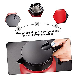 FELTECHELECTR Stainless Steel Pot Small Coffee Machine Simple Coffee Maker Electric Kettle Tea Pot Hot Water Kettle Vacuum Water Kettle Stainless Steel Tea Kettle Water Jug Coffee Kettle