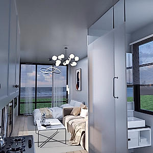 Carbon Home, Mobile Home, Expandable Home, Portable Prefabricated Tiny Home, Container Home, with The Option of (L30ft*W15ft*H10ft) Luxury House.