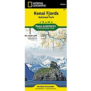 Kenai Fjords National Park Map (National Geographic Trails Illustrated Map, 231)