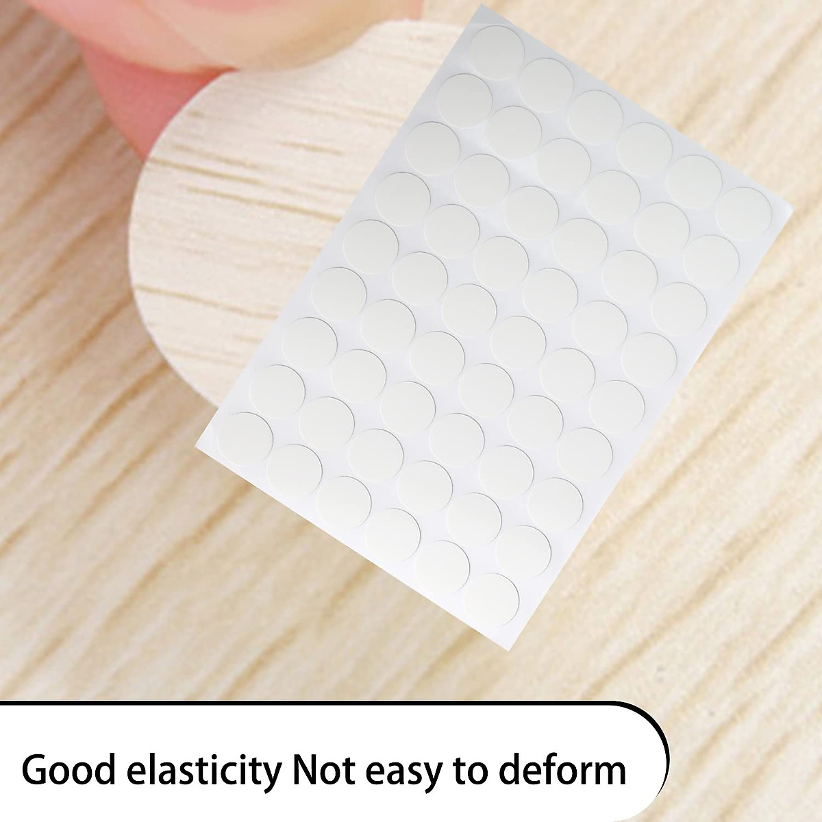 Aopin Screw Hole Stickers PVC Covers Self Adhesive, 21mm Decorative Stickers Screws Covers Caps Great for Wooden Furniture Wardrobe Cabinet Shelf Desk Plate 1 Sheet, PC-01 White