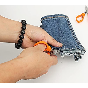 30 Pcs Mini Folding Travel Pocket Scissors for Home and Travel (Orange)