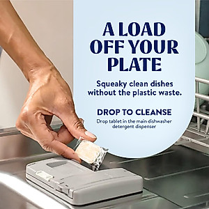 Cleancult Ultra Power Dishwasher Detergent Pods for Sparkling Streak-Free Shine, All-In-One, No Plastic Waste, 32 Count