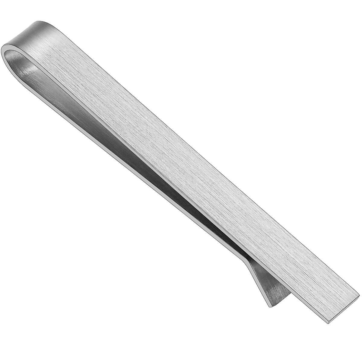 2.5 Inch Tie Clips for Men's tie (3''-3.25'') in Gift Box, tie bar & pins set for larger width necktie in black red white blue color, Suitable for Wedding Anniversary Valentine's Day Christmas Party