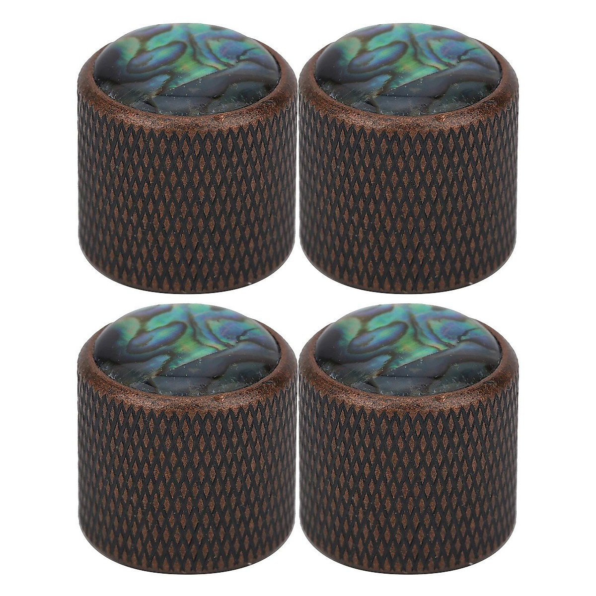 Demeras Electric Guitar Knobs, Tone Volume Control Knob Volume Knob Guitar Potentiometer Knob for Electric Bass (Bronze, Caibei) Accesorios de rendimiento