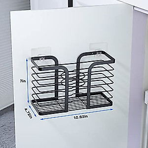 YIGII Hair Dryer Holder/Hair Tool Organizer Wall Mount - Metal Wire Bathroom Blow Dryer Holder Hair Styling Hot Tools Organizer for Hair Dryer, Flat Iron, Curling Wand, Straightener, Electric Shaver