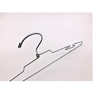 NAHANCO LIN14 14" Chrome-Plated Lingerie Hanger (Pack of 100)