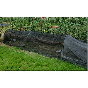 DODXIAOBEUL Sunblock Shade Cloth, Plant Covers,40% Black Sun Mesh,Garden Netting UV Resistant Net with 8 Aluminum Grommets Easier to Hang,for Greenhouse Flowers Plants Patio Lawn Mesh (6.5FT x 6.5FT)