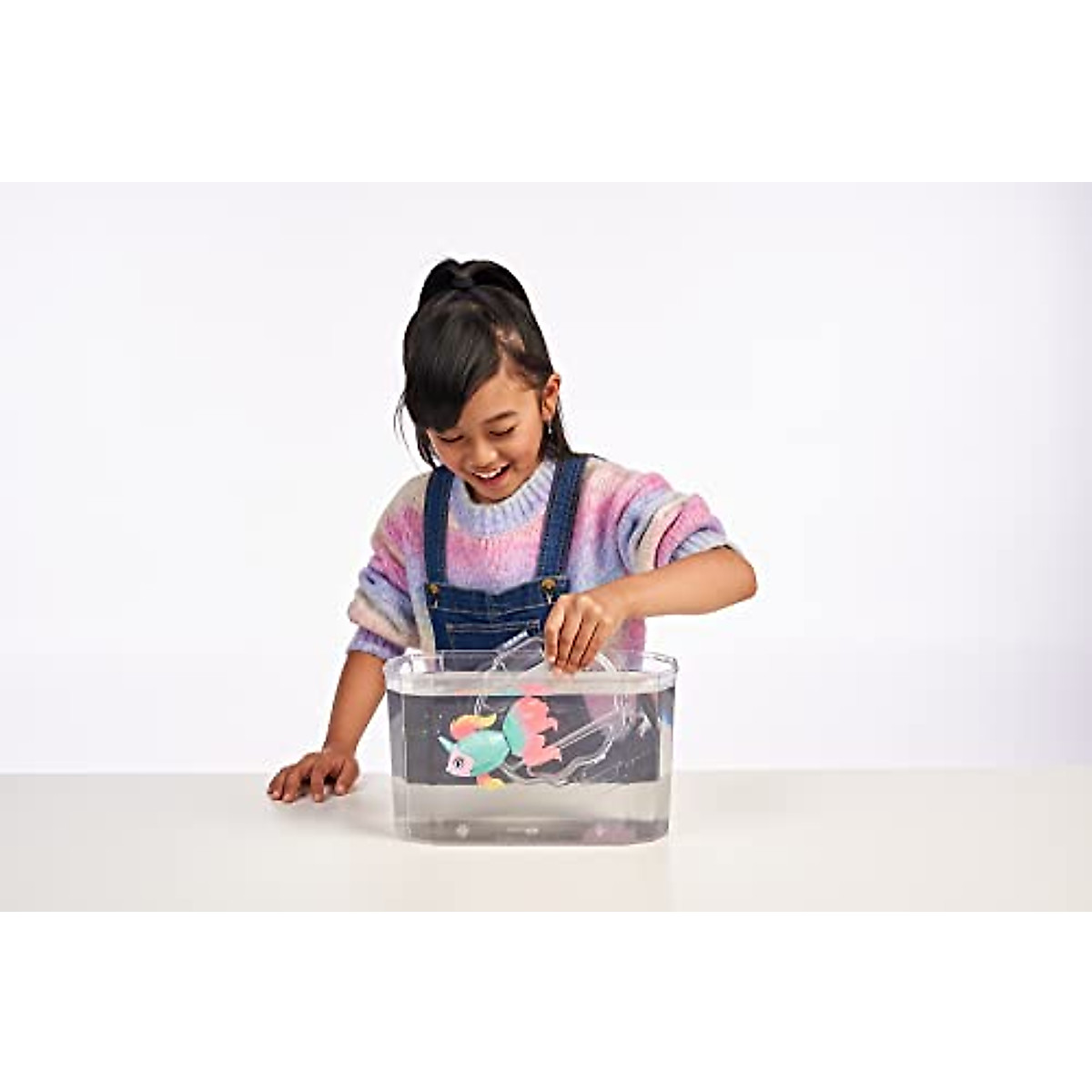 Little Live Pets - Lil' Dippers: Fantasea | Interactive Toy Fish & Tank, Magically Comes Alive in Water, Feed and Swims Like A Real Fish