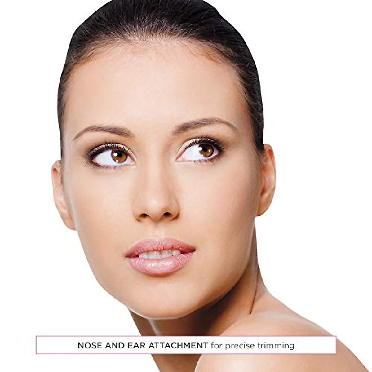 Conair Hair Trimmer for Women, Cordless Lithium-Powered Trimmer for Full Face or Body Trimming, Purple