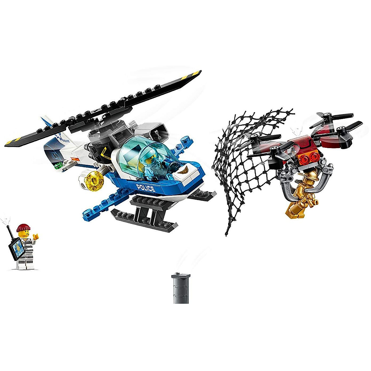 LEGO City Sky Police Drone Chase 60207 Building Kit (192 Pieces)