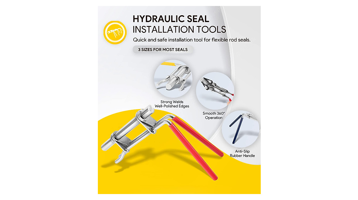 3 Pack Hydraulic Seal Installer Tools - Top Quality Set