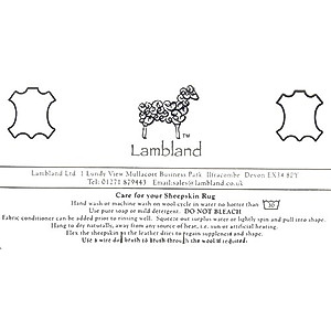 Lambland Genuine British Sheepskin Rug Hot Pink