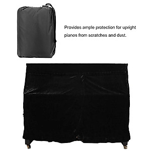 Omabeta Full Upright Piano Cover Piano Protector Waterproof for Home Storage Room, Full Piano Cover Cloth for Universal Upright Vertical Piano Upright Piano