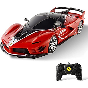 100 CLASSIC Officially Licensed RC Car Ferrari LaFerrari FXX K EVO Remote Control RC Car Series 1:24 Scale Full Function Electric Sport Racing Hobby Toy Car 79300RD