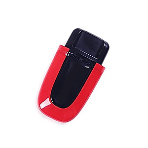 Luxury Red Entry and Drive for Porsche 911, Keyless Enter Cover with Logo for Porsche (Cayenne Panamera Macan)