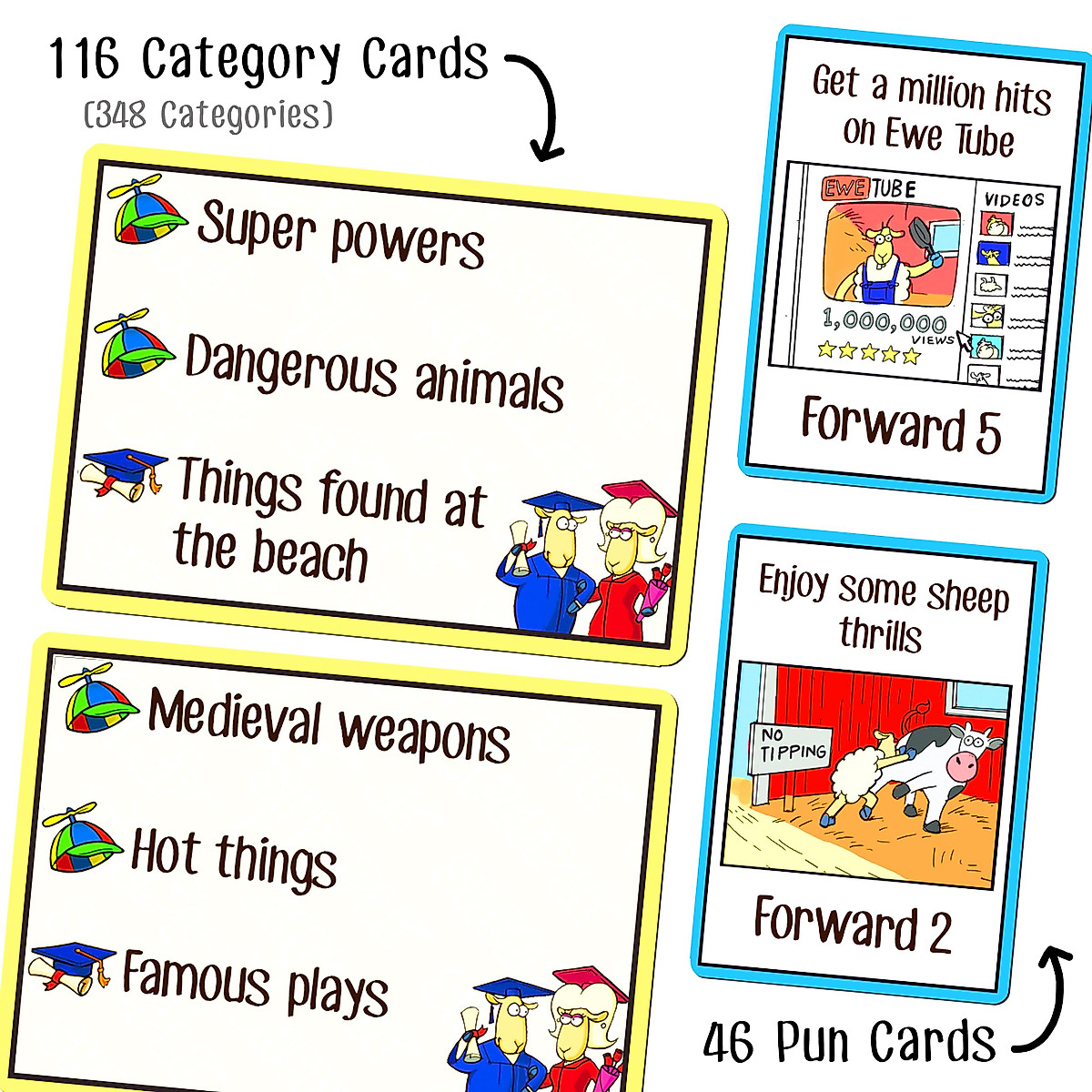 SHEEPLE™ - The Game Where Great Minds Think Alike | Fun Family Friendly Word Association Party Game, 3 to 12 Players, Ages 8+