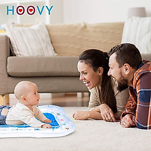Hoovy Tummy Time Water Mat Baby Water Play Mat, Fill ‘N Fun Water Play Mat for Children and Infants, Fun Colorful, Play Mat Baby