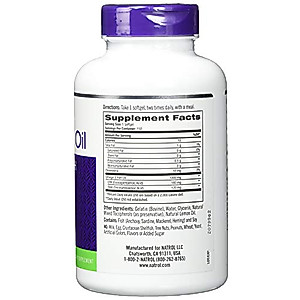 Natrol 1000mg Omega 3 Fish Oil Softgel - 150 per pack -- 1 each.