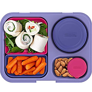 THERMOS Kids Freestyle Kit Purple Food Storage System, 8 piece set