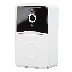 Tbest Ring Doorbell,Door Bell Cameras Wireless,Mini Camera,Smart Video Doorbell Wireless Two Way Audio Remote Video Call IR Night Vision for Home White Tbestvy4fs59ebm