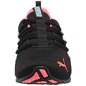 PUMA Women's RIAZE PROWL Sneaker, Puma Black-Ignite Pink-Aquamarine, 8.5