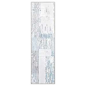 ODIKA 2x7 Runner Rugs for Hallway with Non-Skid Backing - Neutral Carpet Runners for Hallway - Modern Entryway Rug Abstract Geometric Kitchen Rug