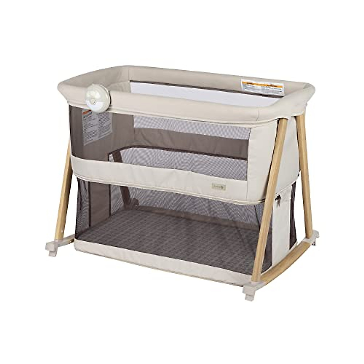 Safety 1st Rest-and-Romp Play Yard, Easily converts from Bassinet to Play Yard, Dunes Edge