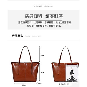 2022 White luxury Women Fashion Handbags Wallet Tote Bag Shoulder Bag Top Handle Satchel Purse Set (31cm*11cm*21cm, White)