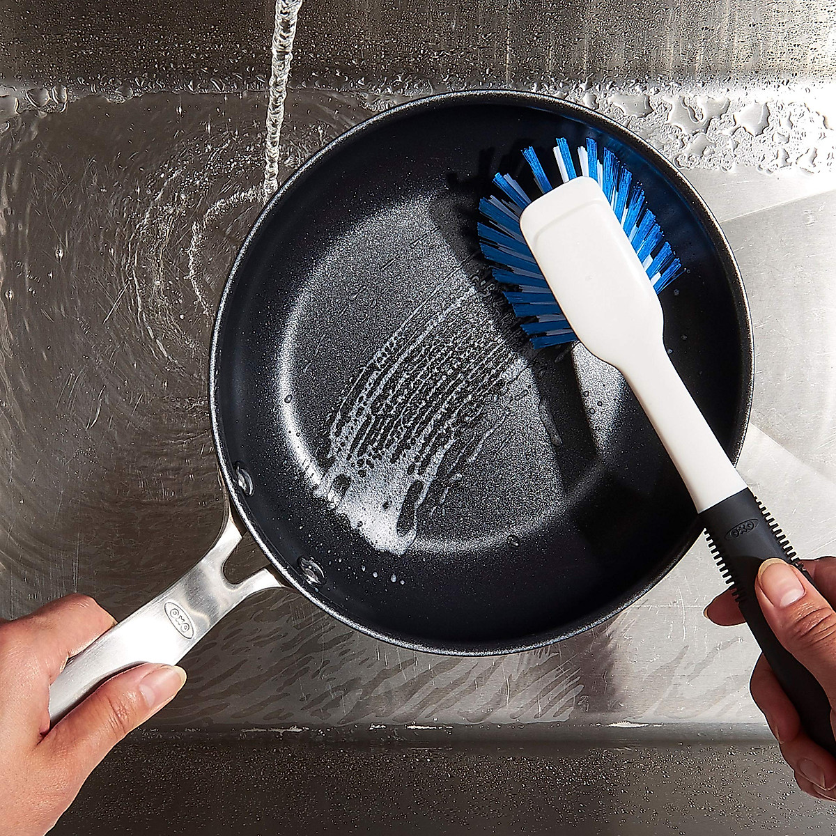 OXO Good Grips Dish Brush, White/Black