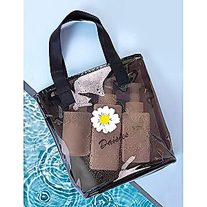 Portable Shower Bag,Hanging Shower Caddy Tote Bag Toiletry and Bath Organizer for Beach,College Dorm Gym Travel Swimming,Gray