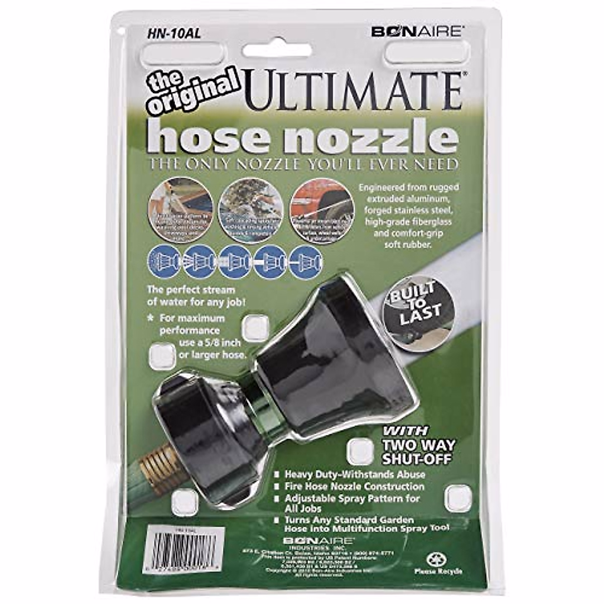 Bon-Aire Original Ultimate Aluminum Hose Nozzle ( Colors may vary )