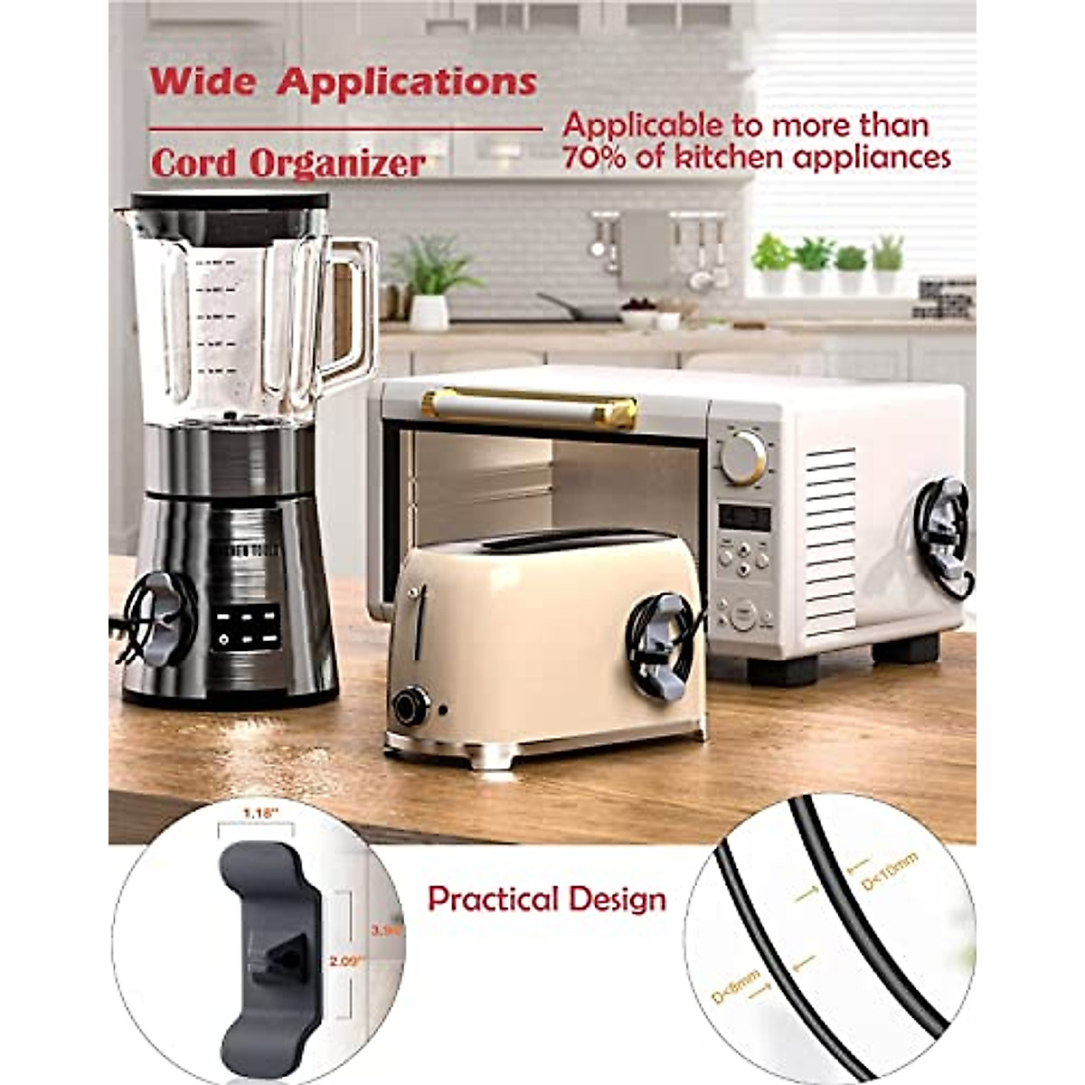 Professional Kitchen Blender Set with Blending & Grinding Blades Countertop Blender 900W Adjustable Speeds Blender with 53 Oz Blender Cup for Shakes and Smoothies,10 Oz Grinder Cup for Coffee,Bonus 2pcs Cord Organizer (Grey)