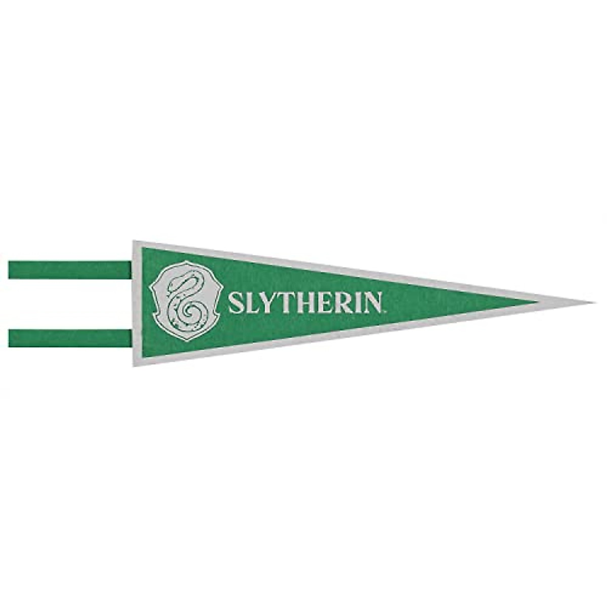 Multicolor Harry Potter Fabric Pennants - 16" x 6" (4 Pcs) | Assorted Magical Designs - Excellent for Wizard Fans & Party Decorations