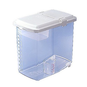 JapanBargain 1826, Set of 2 Large Japanese Kitchen Pantry Storage Containers Kome Bitsu Rice Storage Container 22 lbs, Made in Japan