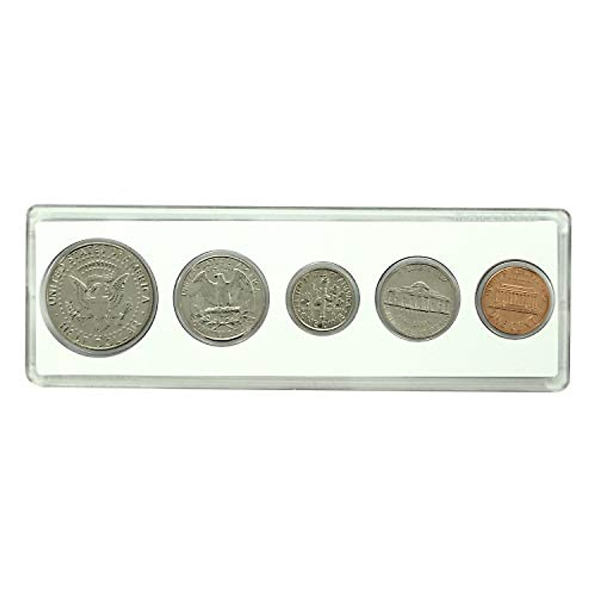 1997-5 Coin Birth Year Set in American Flag Holder Uncirculated