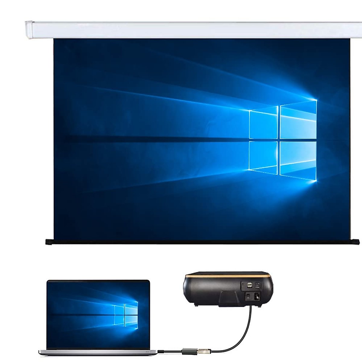 Anbear Mini Displayport to HDMI Adapter Thunderbolt to HDMI Cable, Gold-Plated Display Port to HDMI Adapter Compatible with MacBook Pro, MacBook Air, Mac Mini, Microsoft Surface Pro