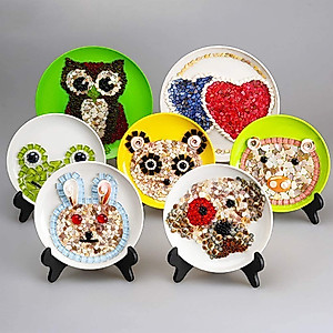 BestTeam 200g Mosaic Tile, Glass Tiles for Art Crafts DIY Children Puzzle Handmade Materials Home Decor -3/4 Inch (20mm) (Sky Blue)