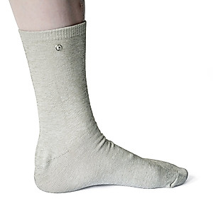 Pair of Conductive Fiber Electrode Gloves With Conductive Massage Socks With Adapter Electrode Lead Wires for TENS/EMS Machine