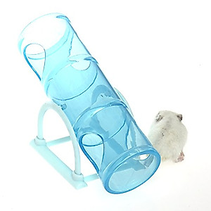 Plastic Hamster Toy Seesaw Barrel Classic Great Fun,Suitable for Rabbit Hamster and Other Small Animal