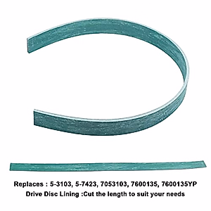 7600135YP 04743700 7053103 09475300 Friction Wheel & Brake Liner Compatible with Ariens MTD Lawn Mower and snowblowers,Replacement 7057423, 00300300, 00170800,1720859,AM122115 (OD 6" ID 5-1/8")