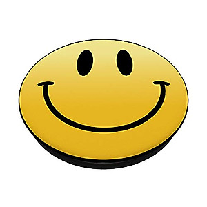 Mr. Happy Smiley Smile Face Funny Humor Cute Positive Laugh PopSockets PopGrip: Swappable Grip for Phones & Tablets