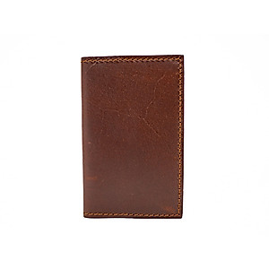 Small Pocket Journal 2.5x4 inch with Leather Cover and compatible with Moleskine Volant Refill (Chocolate)