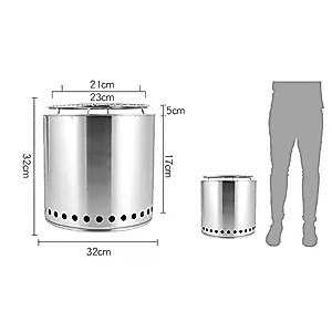 TWDYC Camping Wood Stove Portable Burner Tourist Lightweight Folding Cooker Firewood Outdoor Survival Trekking Hiking Picnic