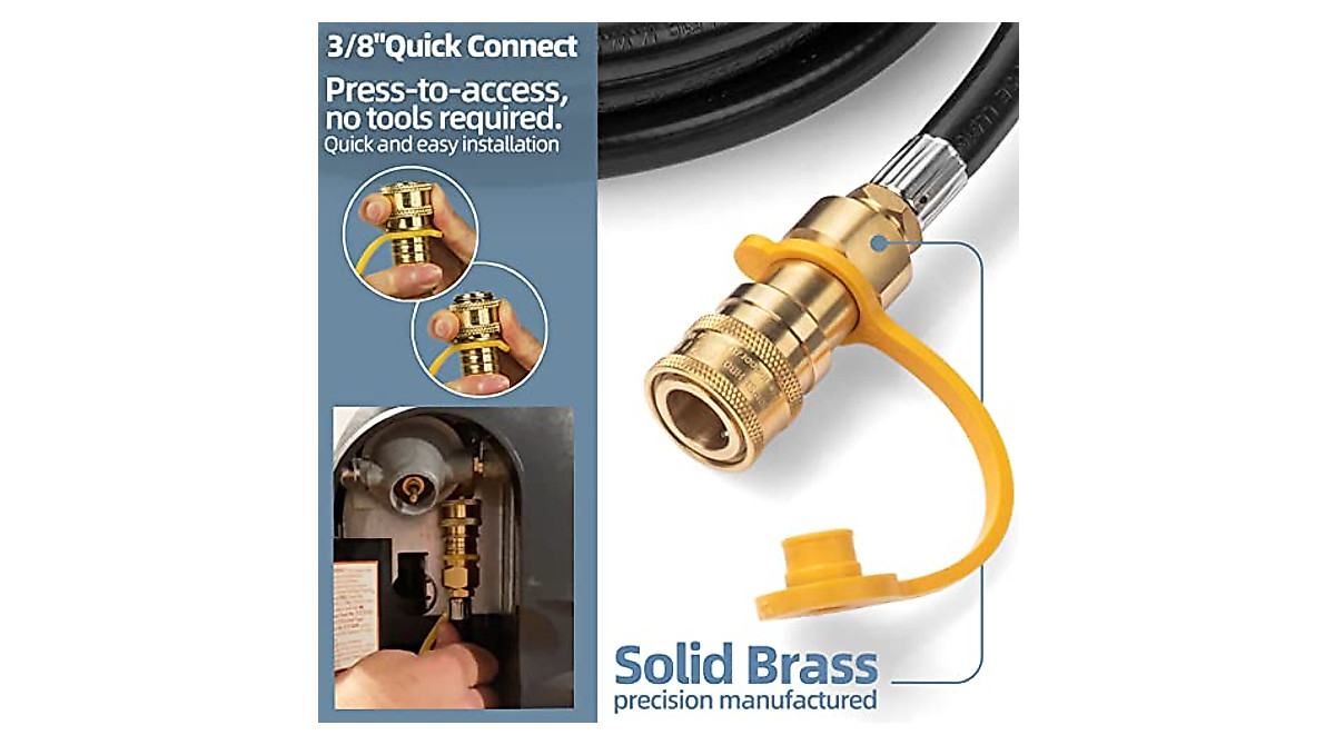 Alocs 12ft Propane Hose Adapter for Mr. Heater & Gas Grills