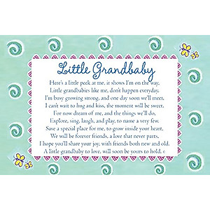 Little Grandbaby Ultrasound Picture Frame/Sonogram Frame, Pregnancy Announcement for Grandparents/New Baby Announcement/Baby Shower Keepsake