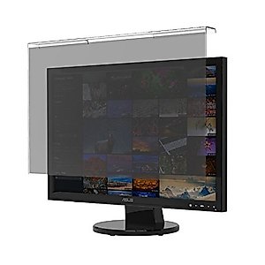 Unversal 24W 23.8W 23.6W 23W iMac24 Privacy Filter Blue Light Blocking Screen Protector Film Widescreen (W) 21.65" x (H) 13.77" - Monitor Desktop Frame Hanging Type (diagonally 24" Filter)