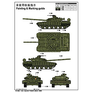Trumpeter Soviet T-64AV MOD 1984 Model Kit (1:35 Scale)